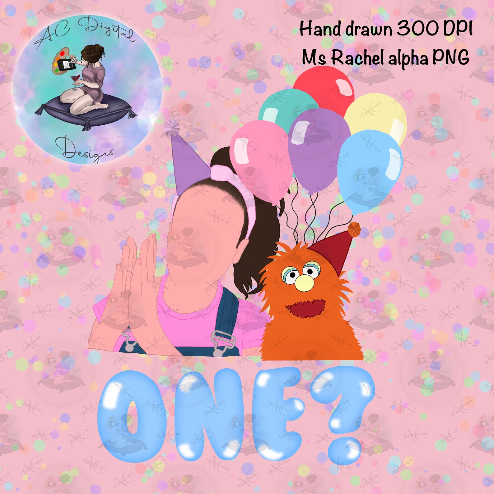 Ms Rachel Songs for Littles Jamming With Jules Birthday One Pngs-bundle ...