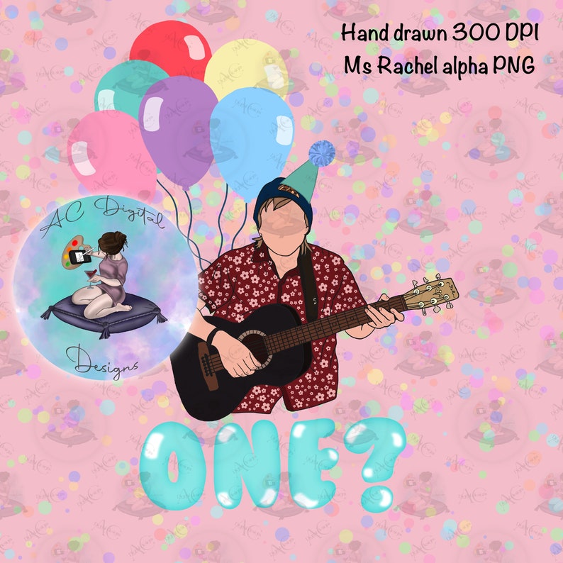 Ms Rachel Songs for Littles Jamming With Jules Birthday One Pngs-bundle ...