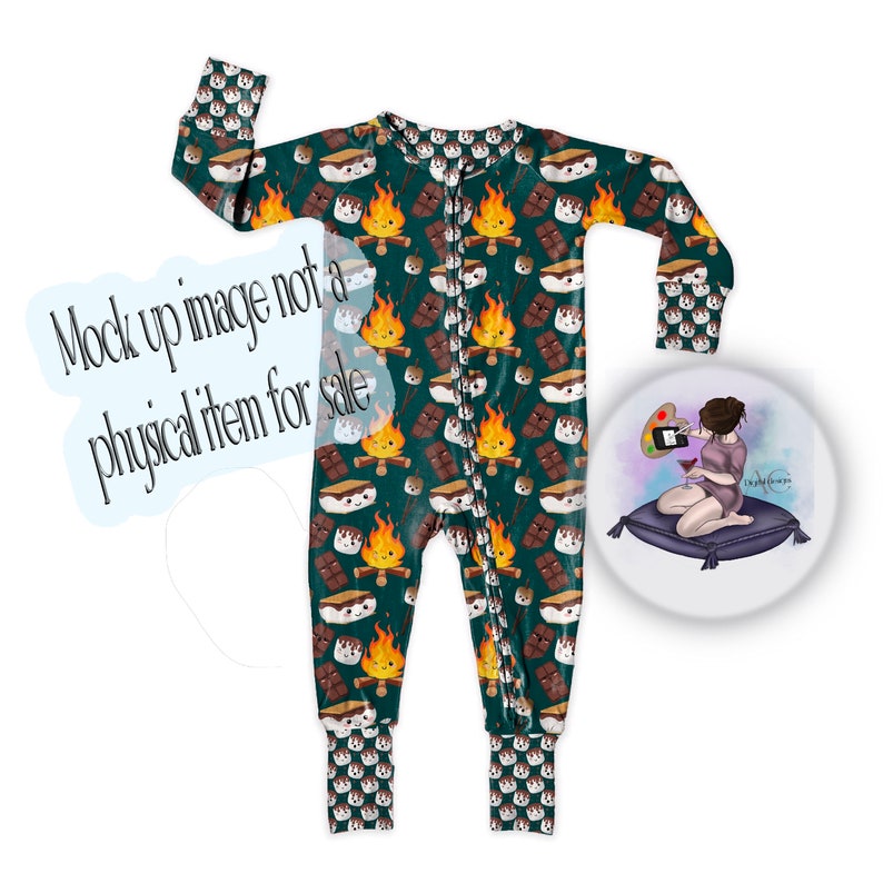 Cute Smores Seamless Pattern Camping Seamless Pattern-camping-smores ...