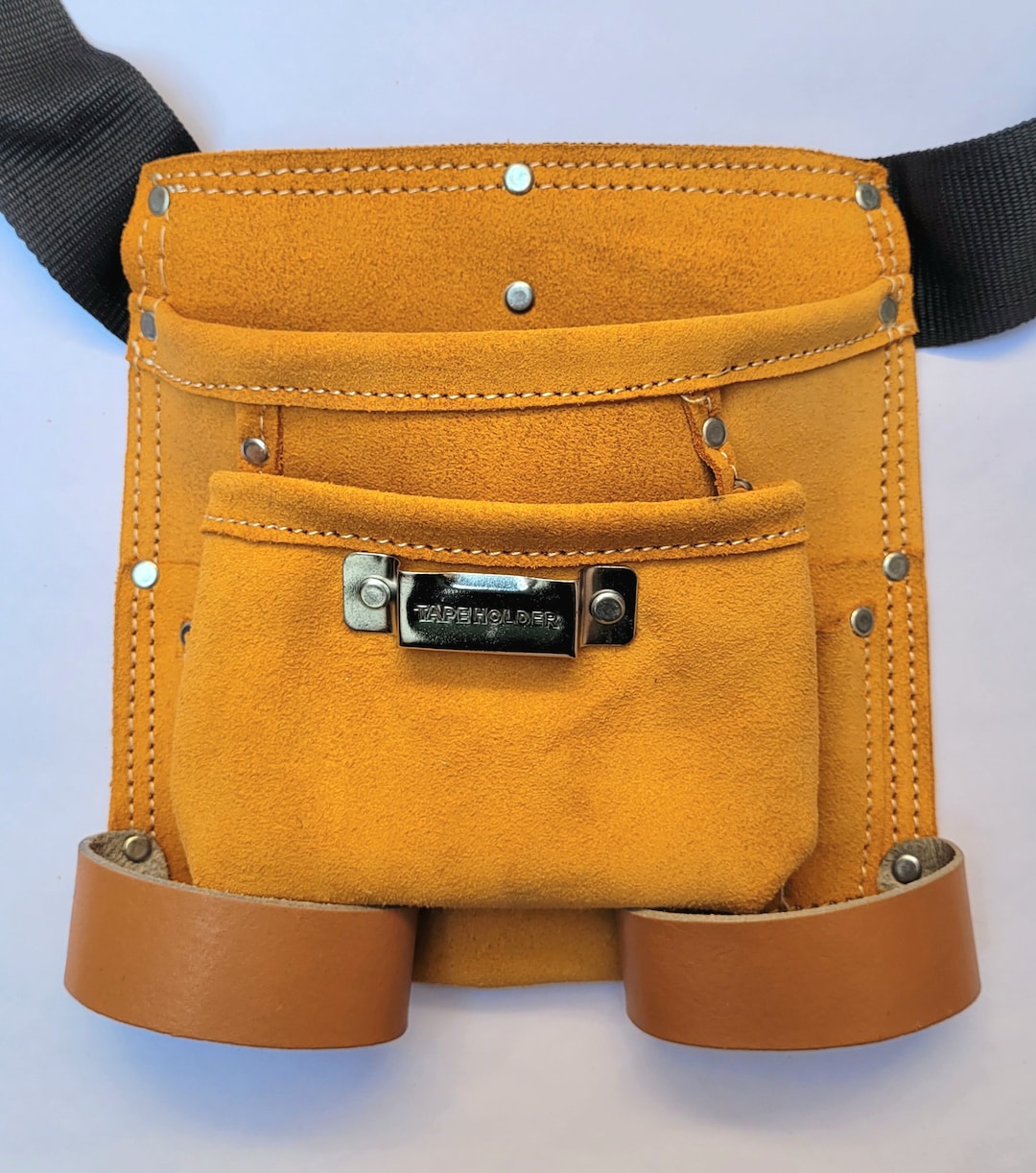 Leather Tool Belt 6 Pockets Tool Apron Gift for Him or Her, Carpenter ...