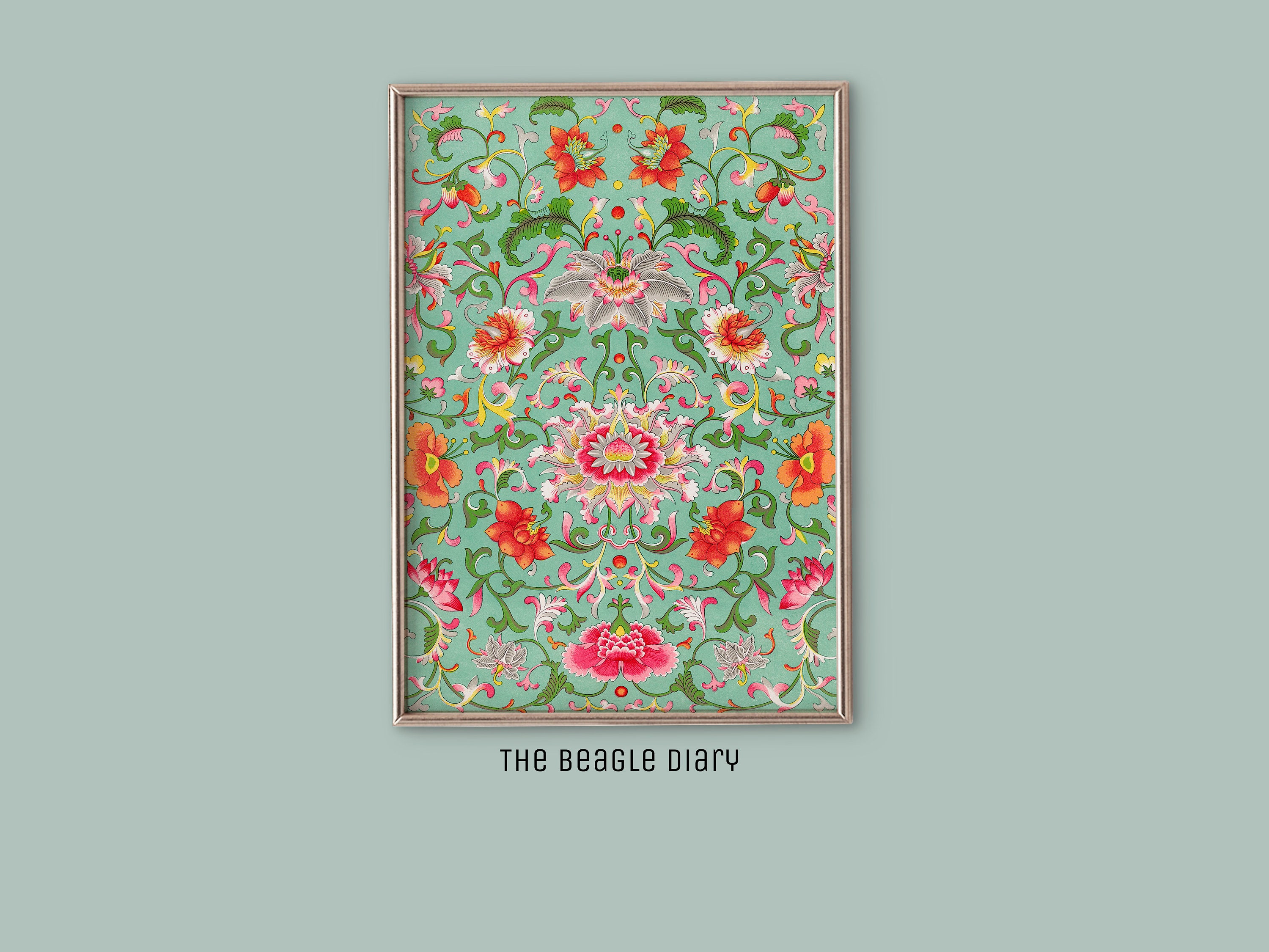 Bundle of 6 Chinese Ornamental Patterns/ Asian Wall Art Gallery ...