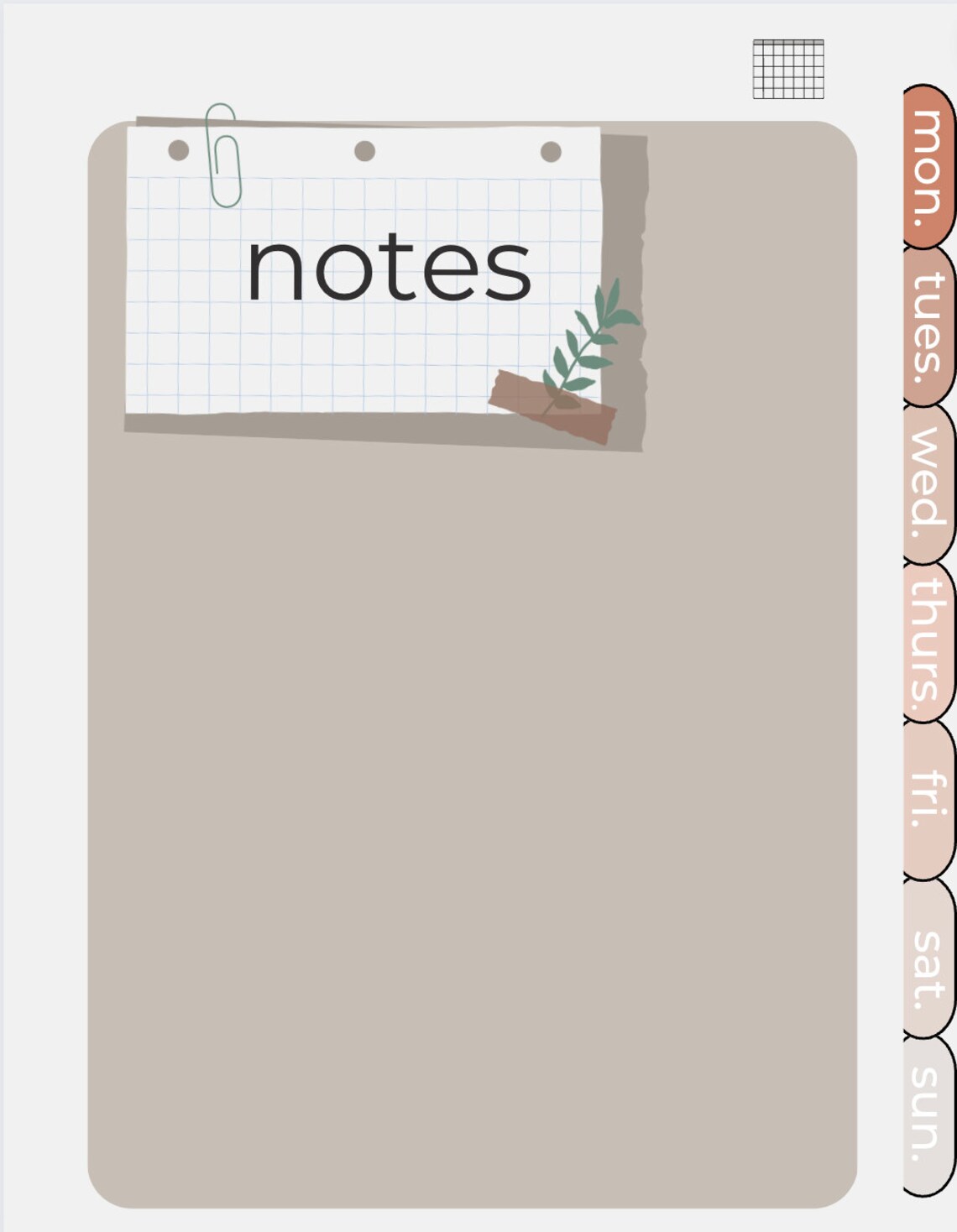 Minimalist boho Planner WEEKLY AND DAILY Planner Ransonsdesigns Adhd ...