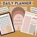 Minimalist boho Planner WEEKLY AND DAILY Planner Ransonsdesigns Adhd ...