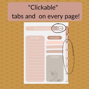 Minimalist "boho" Planner | WEEKLY AND DAILY Planner | Ransonsdesigns ...