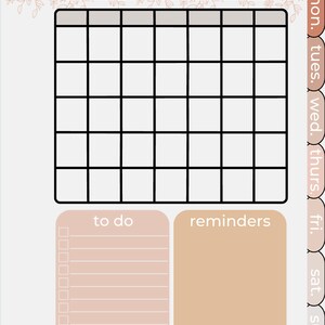 Minimalist "boho" Planner | WEEKLY AND DAILY Planner | Ransonsdesigns ...