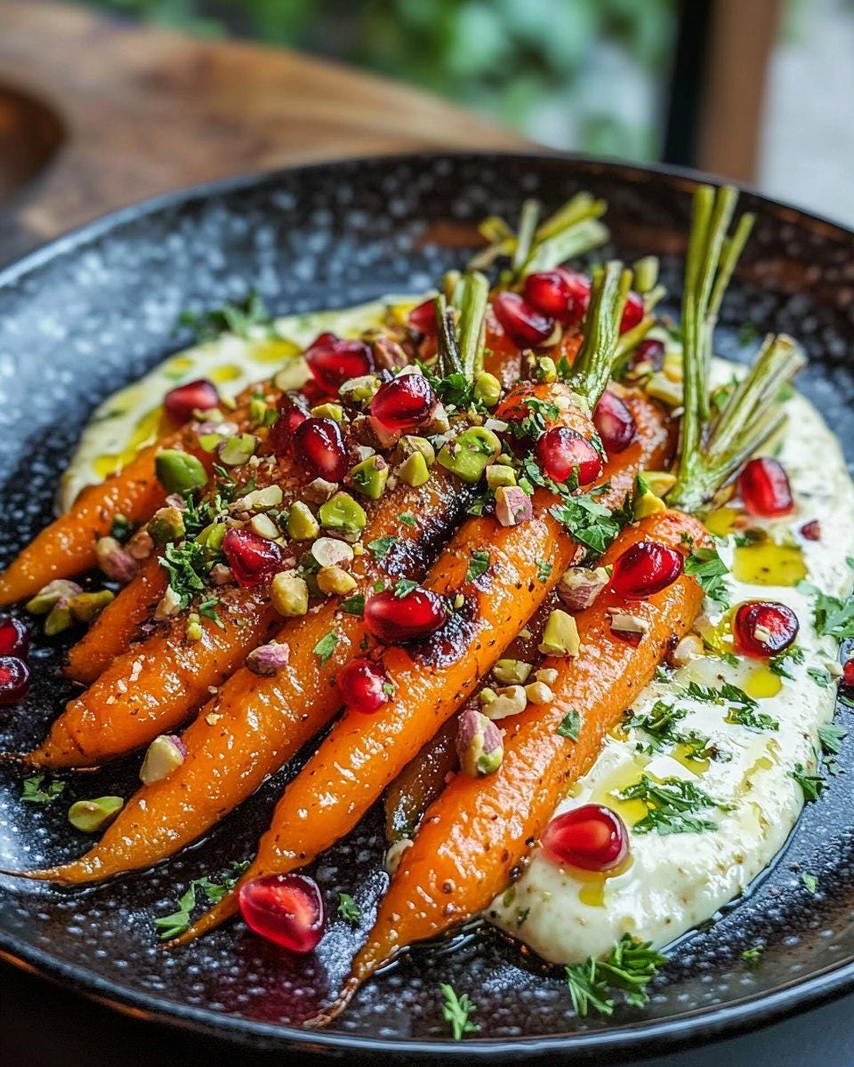 The Best Maple Roasted Carrots With Whipped Feta, Pistachios and ...