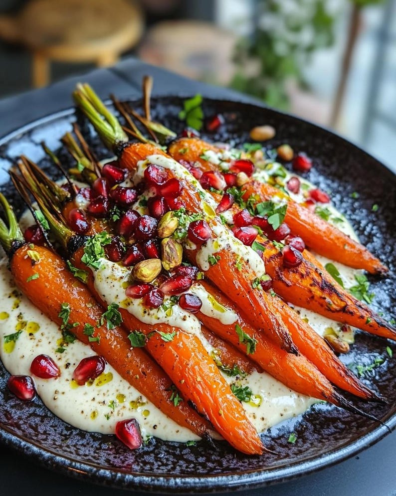 The Best Maple Roasted Carrots With Whipped Feta, Pistachios and ...