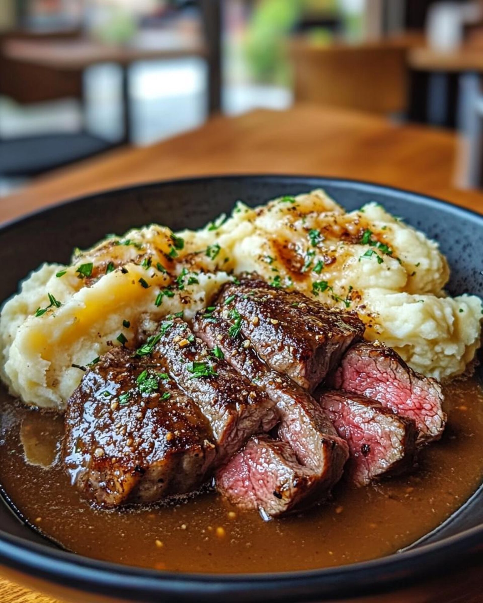 Pan-seared Steak & Mashed Potatoes Recipe | Easy Dinner PDF | Printable ...