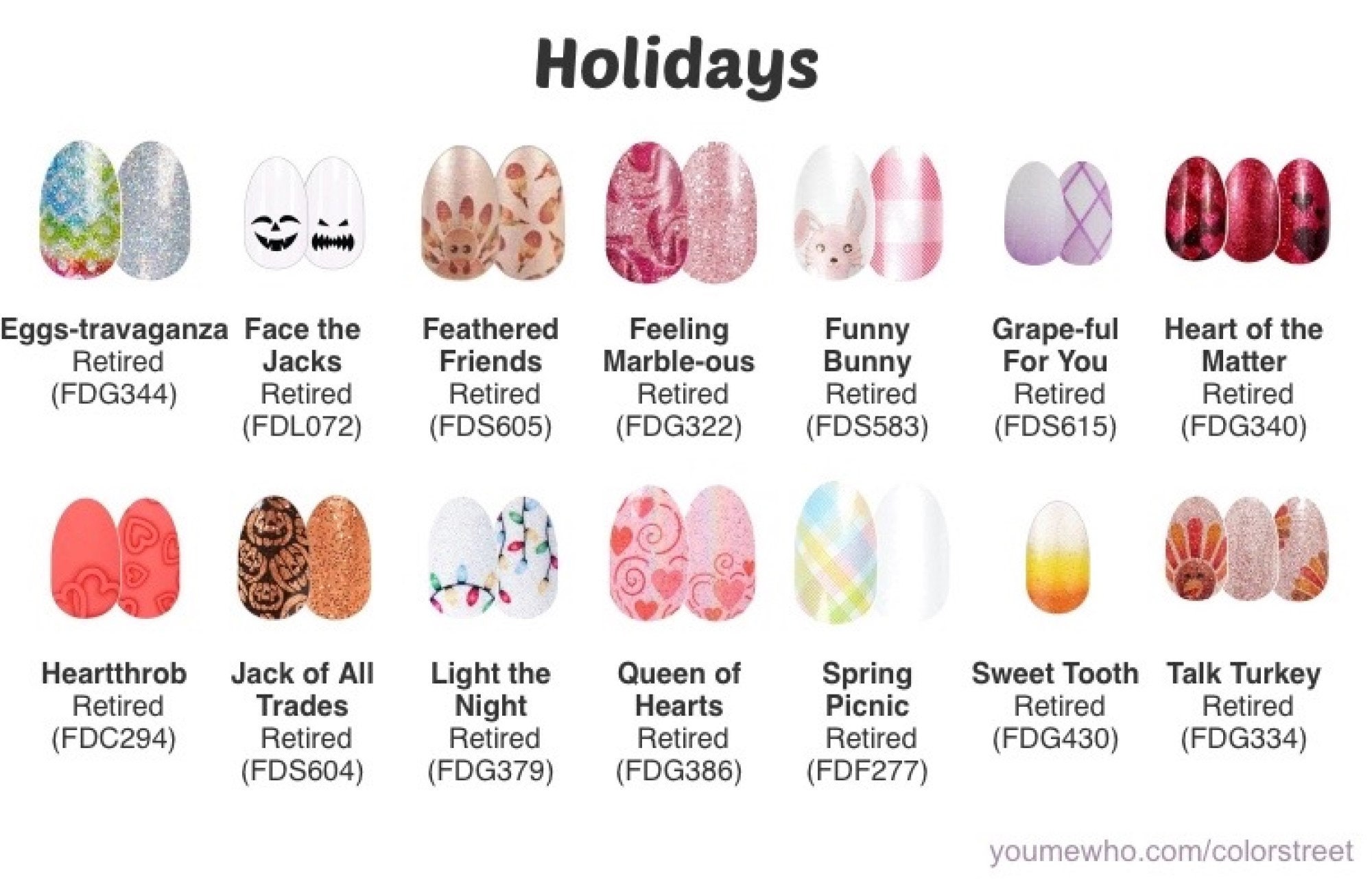 Color Street Holiday Nail Strips | 100% Real Nail Polish | Made in the ...