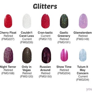 Color Street Glitter Nail Strips 100% Real Nail Polish Made in the USA ...