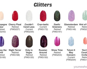 Color Street Glitter Overlay Nail Strips 100% Real Nail Polish Made in ...