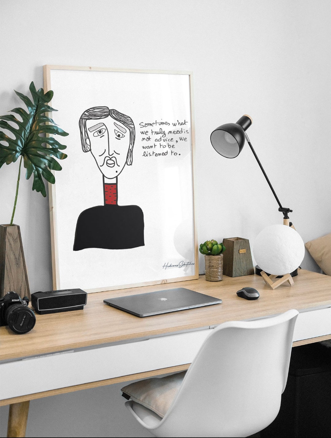 One Custom Kip Physical Artwork. the Original Will Be Framed and Sent ...