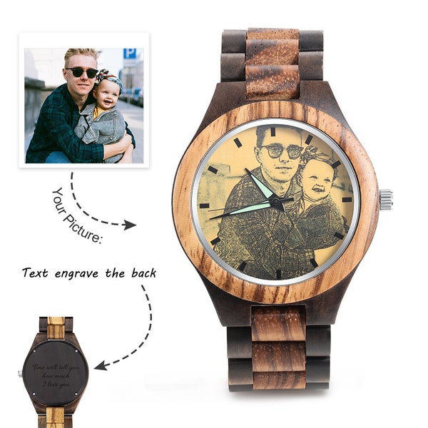 Wooden Picture Watches - Etsy