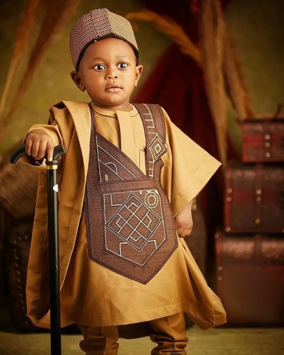 African Boys Agbada Outfit Boys Clothing Fashion Casual - Etsy