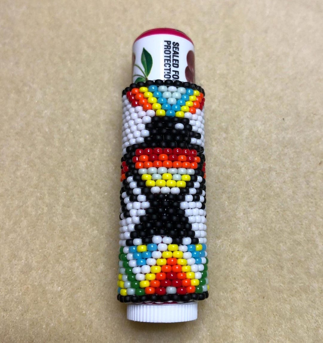 Rainbow Thunderbird Lip Case Beading Pattern - Etsy
