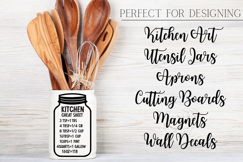 Kitchen Conversion Chart Bundle Kitchen Conversion Chart - Etsy