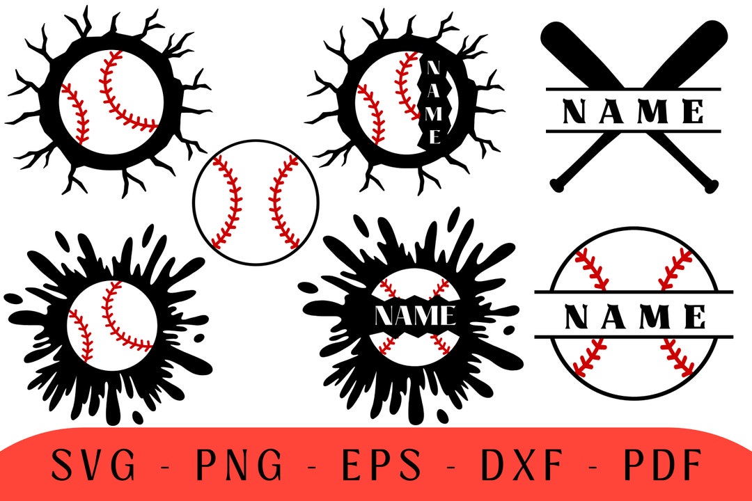 Baseball Bundle SVG, Softball Bundle SVG, Baseball Monogram Svg ...
