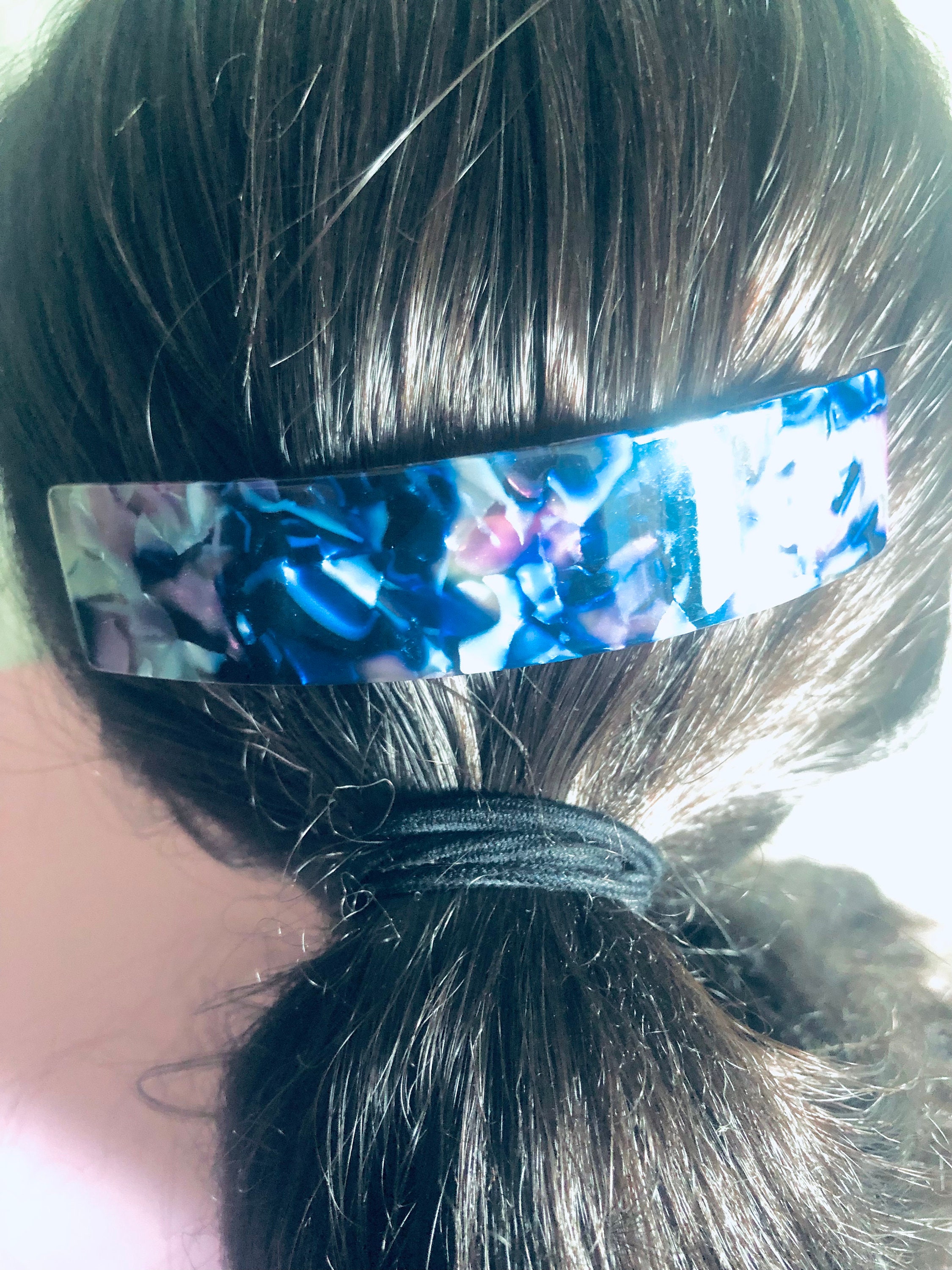 4” Non-slip Acetate French Barrette | Tortoise Shell Hair Barrette ...