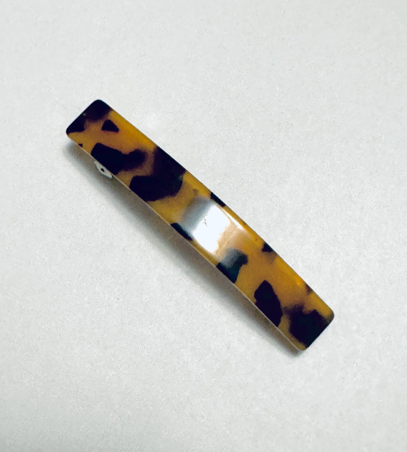 Tortoise Shell French Barrette | Acetate Ponytail Hair Clip - Etsy