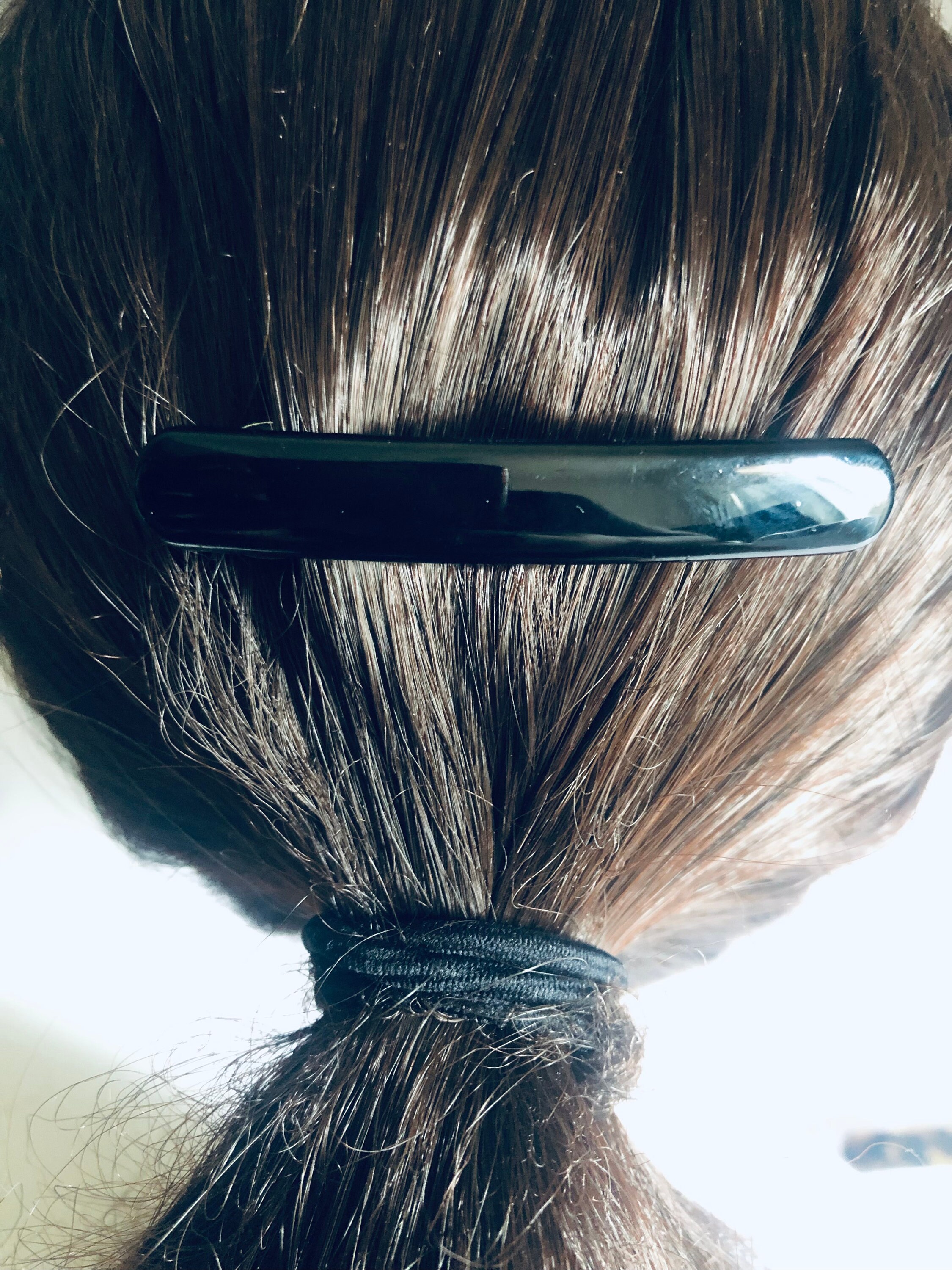 4 PC Long Bar French Barrette Minimalist Barrette Long Tortoise Shell ...