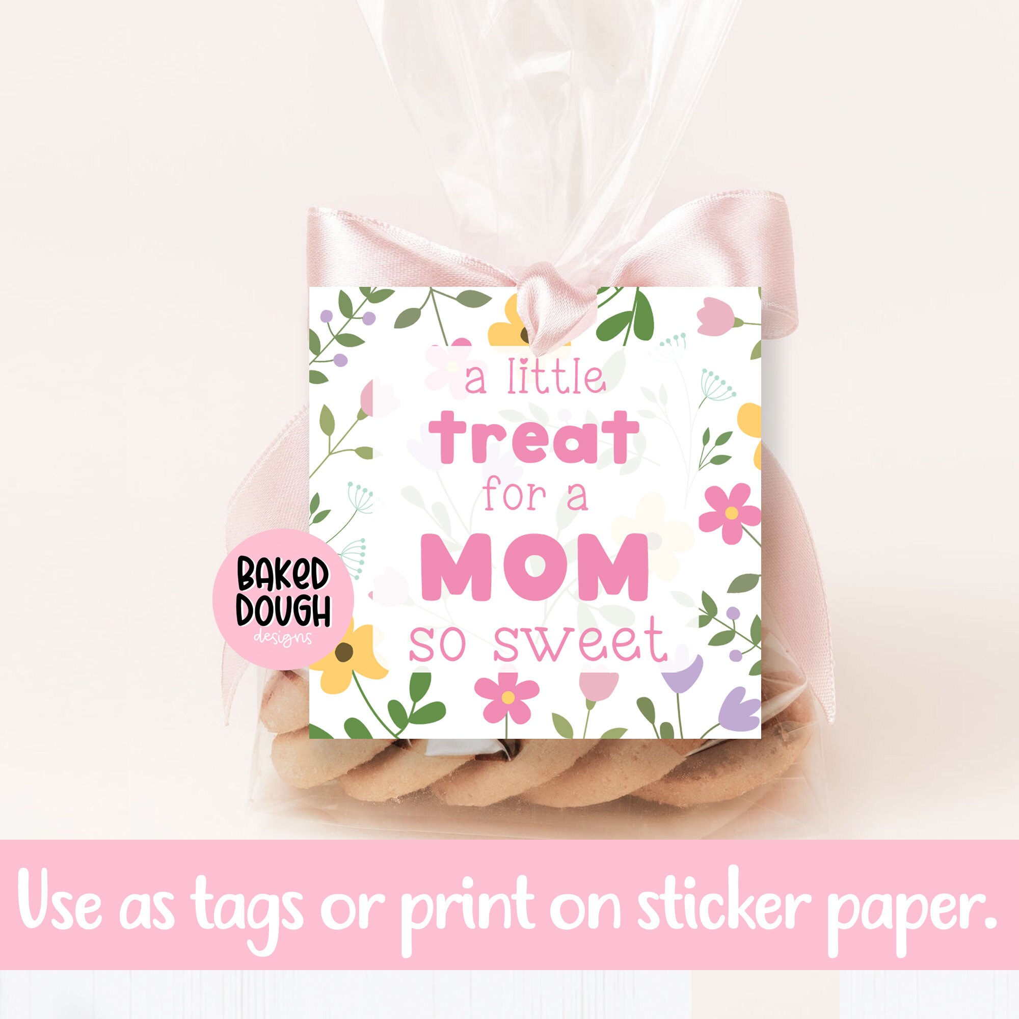 Printable Mother's Day 2, 2.5, 3 Inch Square Instant Download Cookie ...