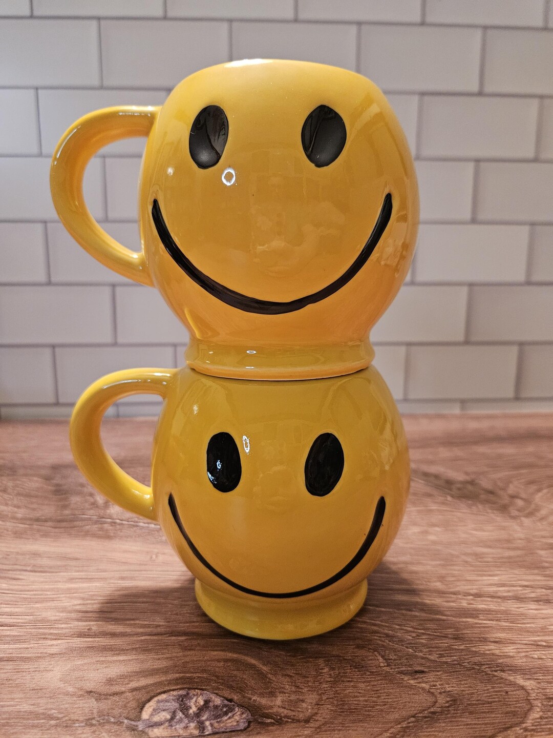 Vintage Mccoy Smiley Face Mug - Etsy