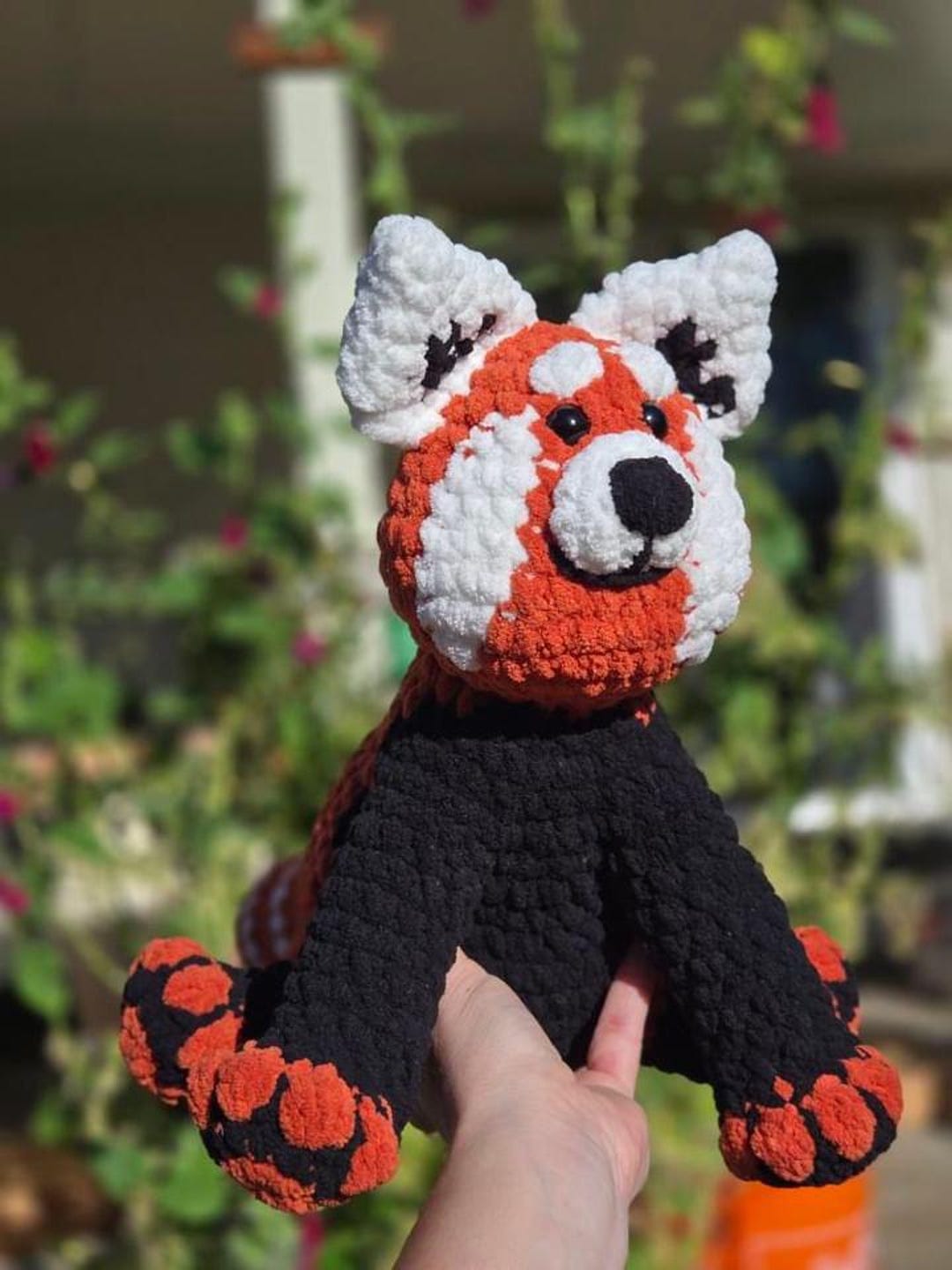 Red Panda Crochet Pattern - Intermediate - Red Panda Amigurumi. 10 ...