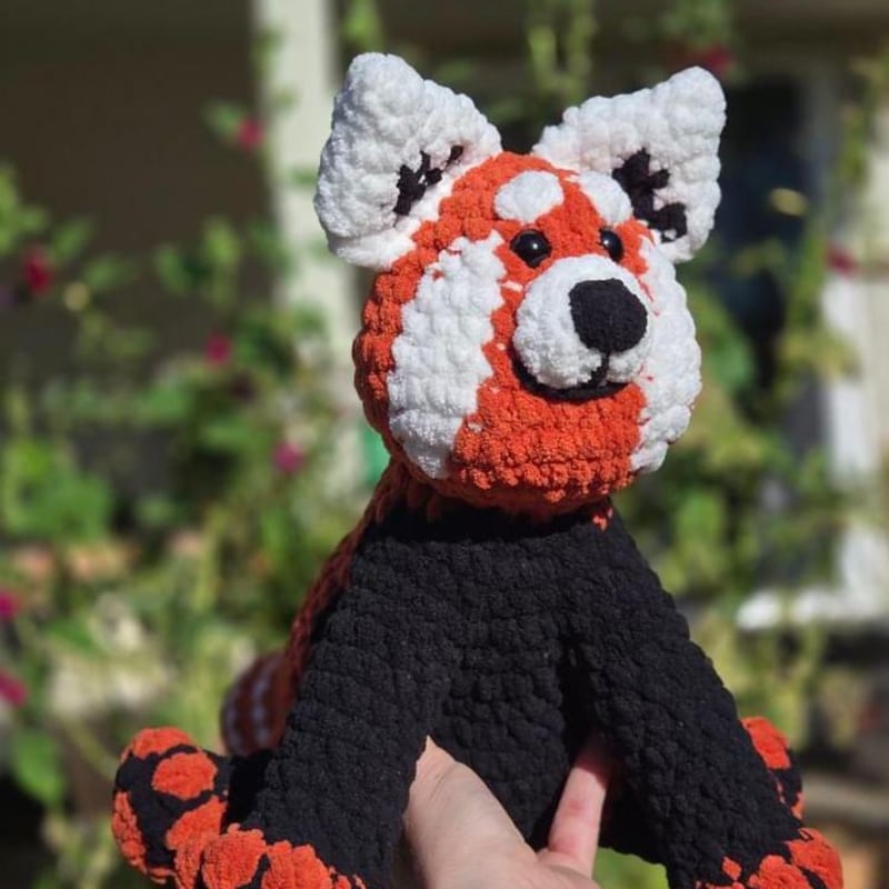 Red Panda Pattern - Etsy