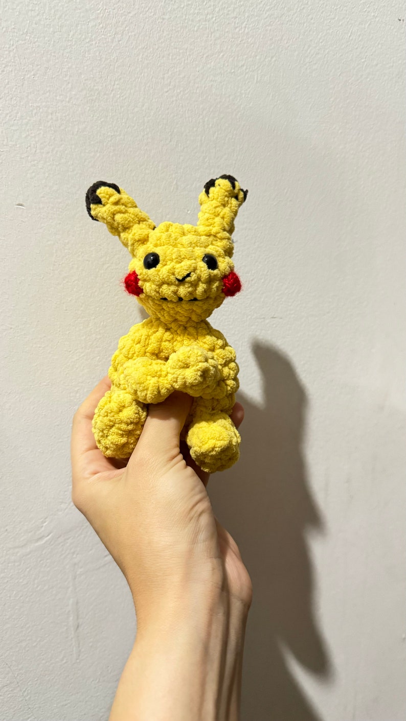 Amigurumi Pikachu Crochet Pattern Popping Pikachu Pokémon Toy Perfect ...