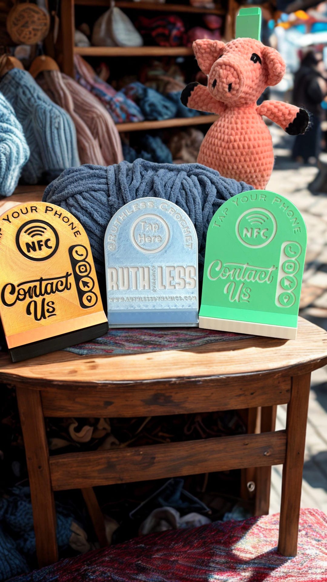 Tap Me NFC Stand – Custom Smart Tag for Makers - Etsy