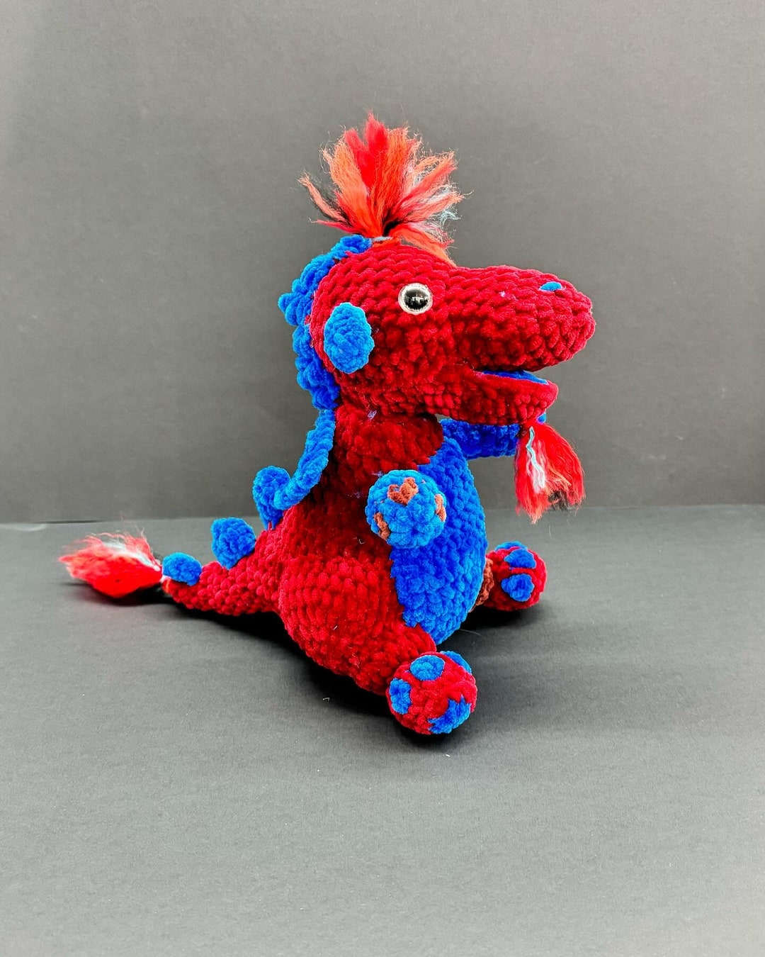 Dragon Small Crochet Pattern: Open Mouth Pattern - Small / Medium ...