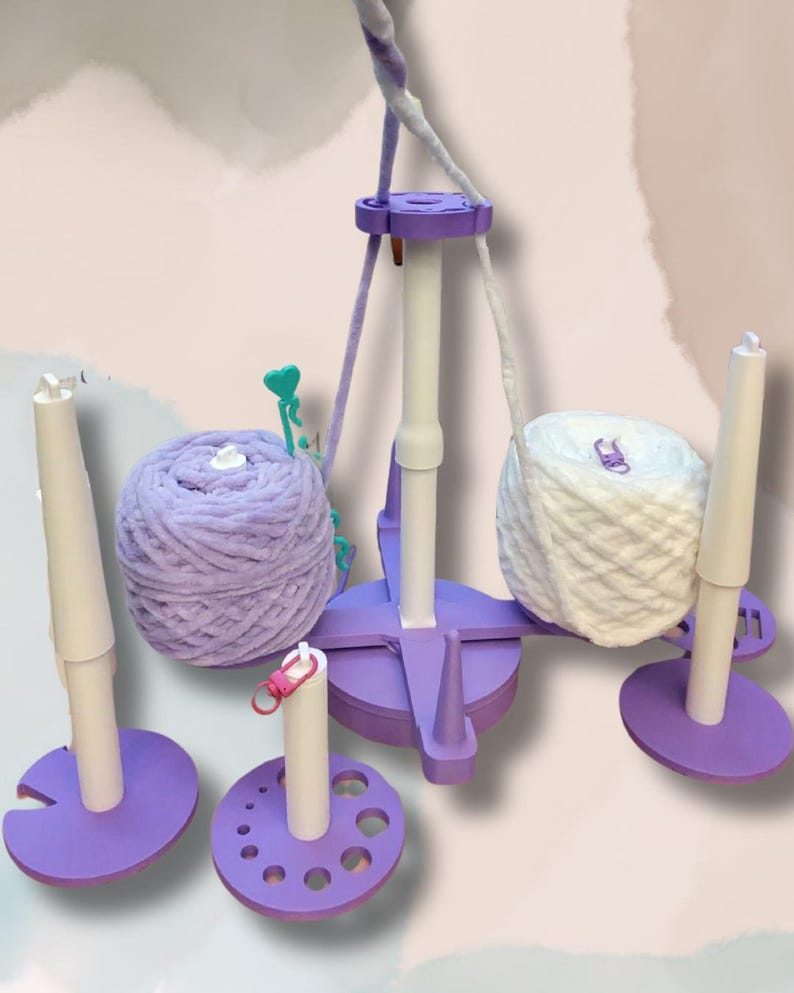 Multi Yarn Spinner System Cake Skein Signature Yarn Holder For