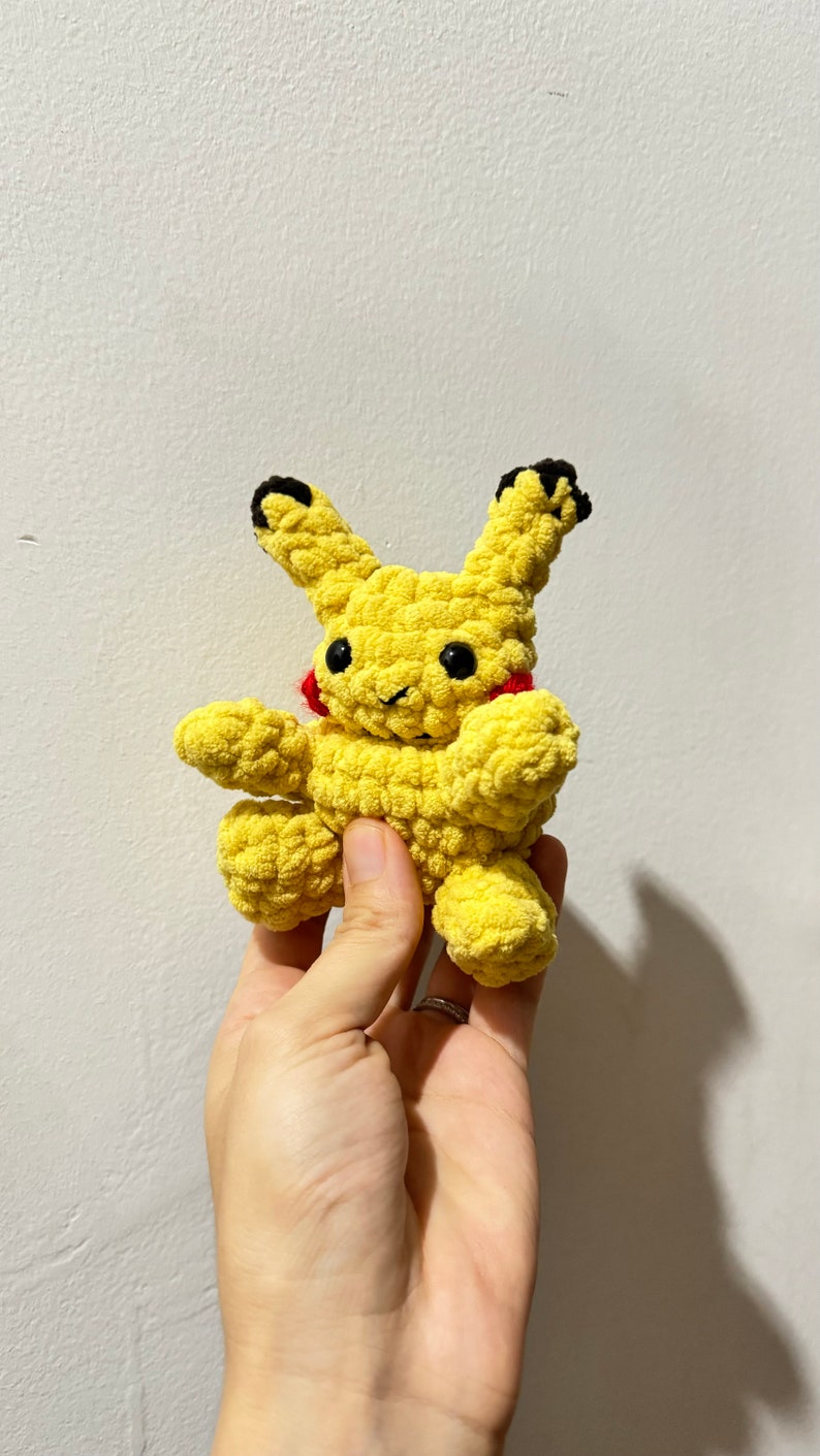 Amigurumi Pikachu Crochet Pattern Popping Pikachu Pokémon Toy Perfect ...