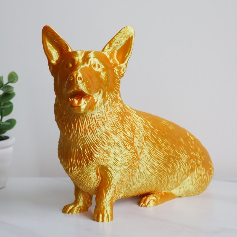 Corgi Statue - Etsy
