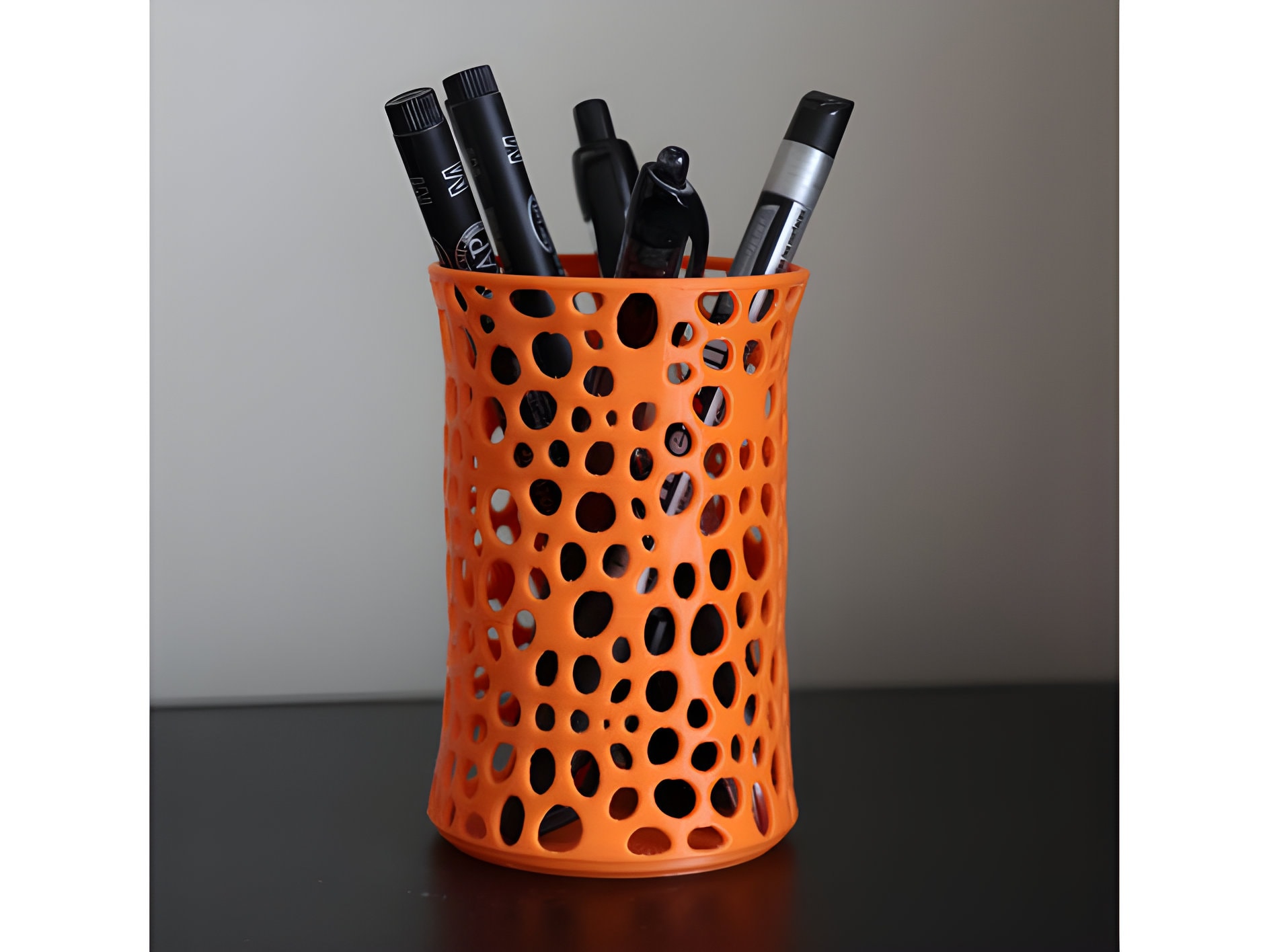 Abstract Pencil Holder for the Desk, Office & College Dorm, Abstract ...