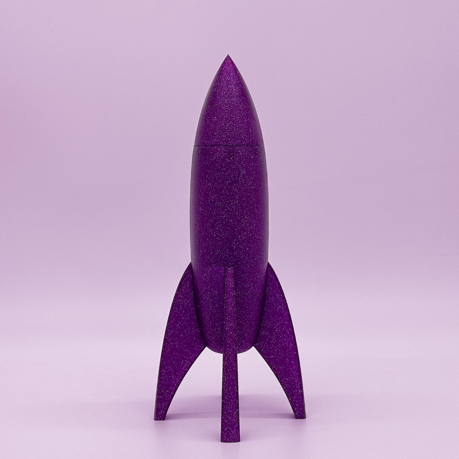 Rocket Ship Container, Retro Rocket Ship With Lid and Storage, Rocket ...
