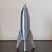 Silver Rocket Ship, Retro Rocket Ship Model, Rocket Decoration, Space ...
