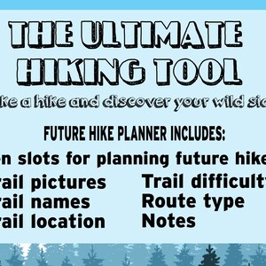 Excel Hiking and Backpacking Planner - Etsy
