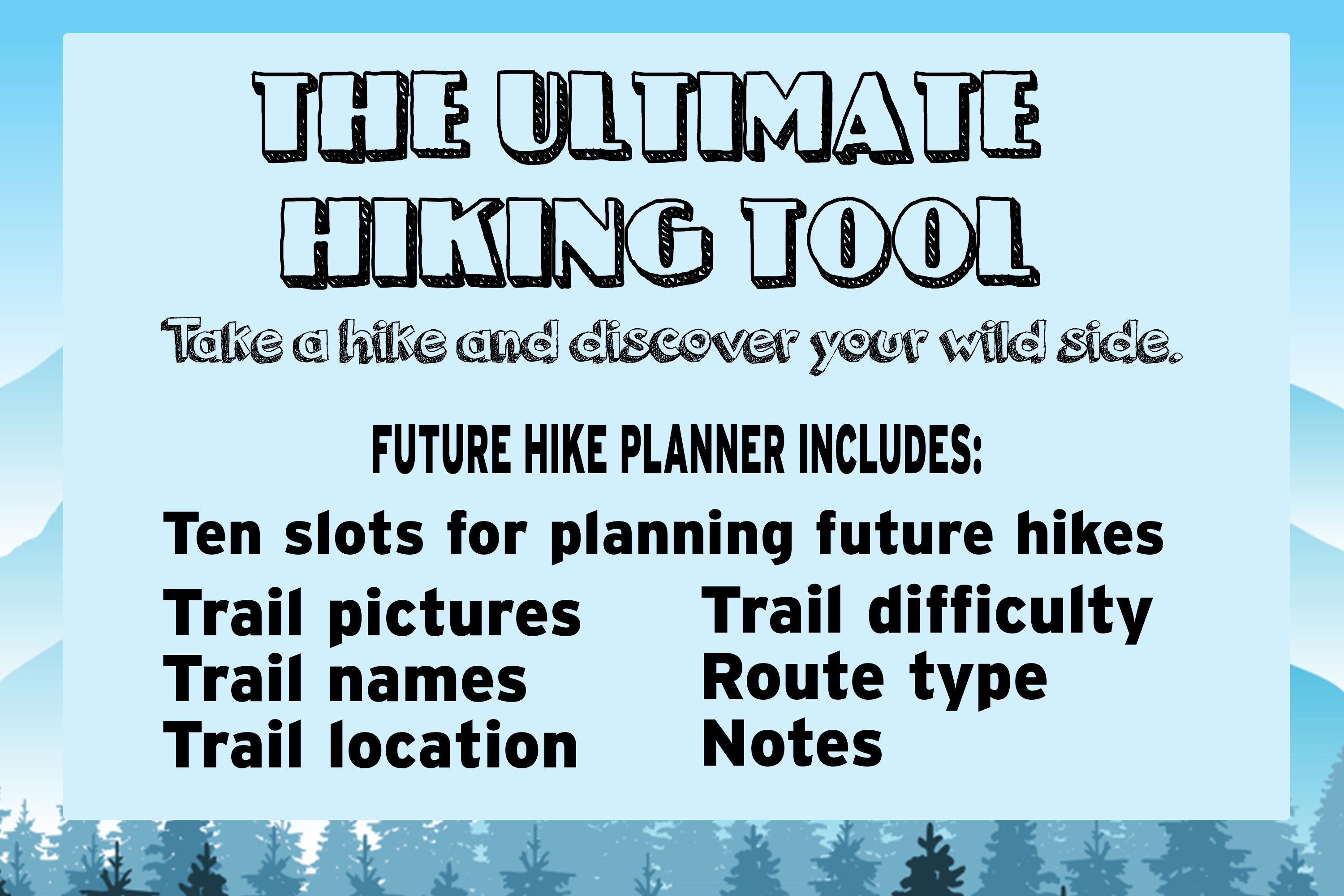 Excel Hiking and Backpacking Planner - Etsy