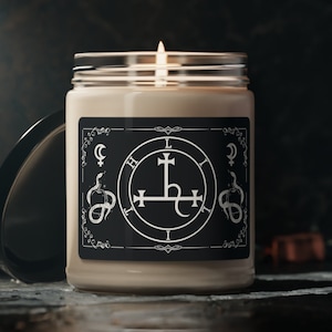 Lilith Invocation Candle, Lilith Sigil, Flame of Lilith Candle, Dark ...