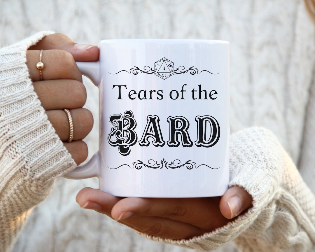 Tears of the Bard, Dnd Bard, Dnd Mug, Dungeon Master Gift, Dungeon ...