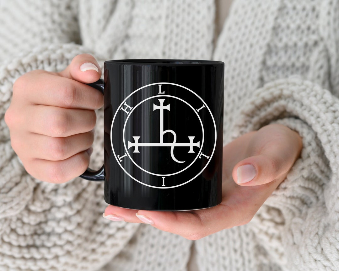 Sigil of Lilith Mug, Lilith Sigil, Witchy Decor, Satanic Decor, Lucifer ...