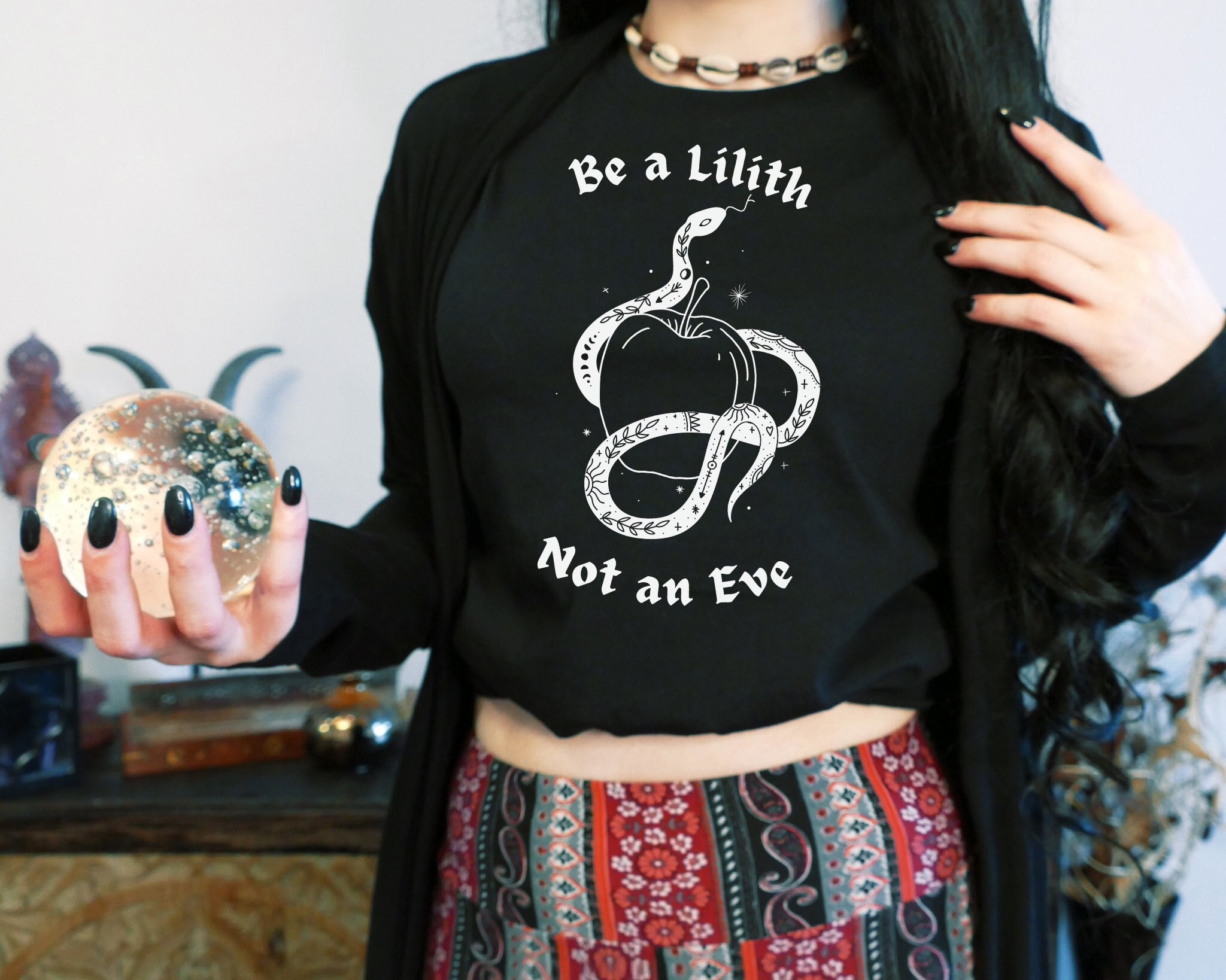 Lilith Shirt, Goddess Lilith, Lilith, Not an Eve, Satanic Shirt ...