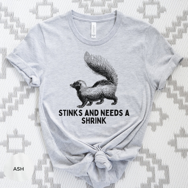 Funny Skunk Shirt, Skunk Meme Tee, Skunk Lover, Possum Shirt, Weird ...
