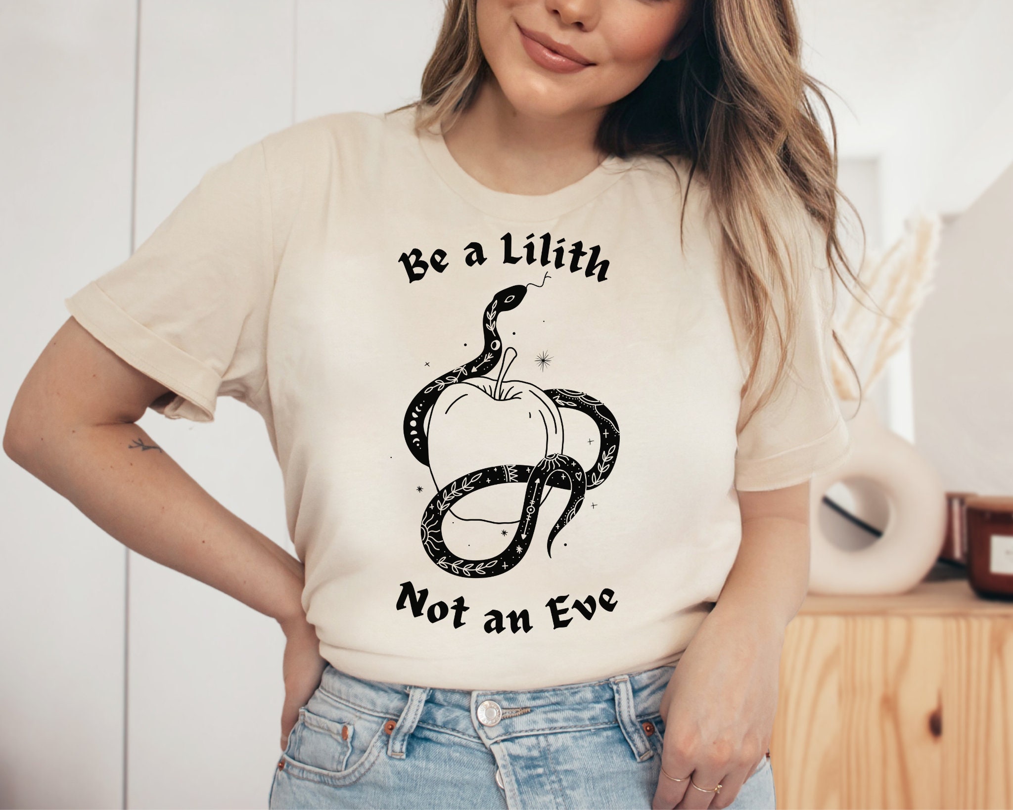 Lilith Shirt, Goddess Lilith, Lilith, Not an Eve, Satanic Shirt ...