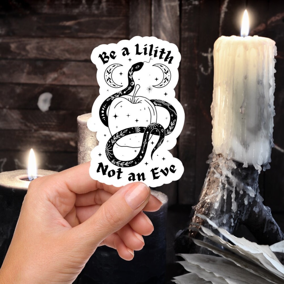Lilith Vinyl Sticker, Goddess Lilith, Wiccan, Pagan, Witchy Decor ...