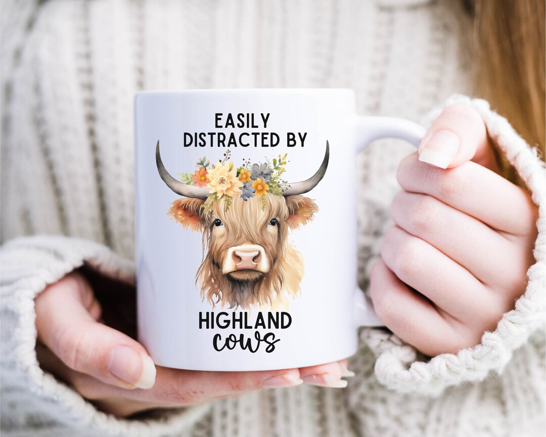 Highland Cow Mug, Highland Cow Coffee Mug, Cow Coffee Mug, Scottish ...