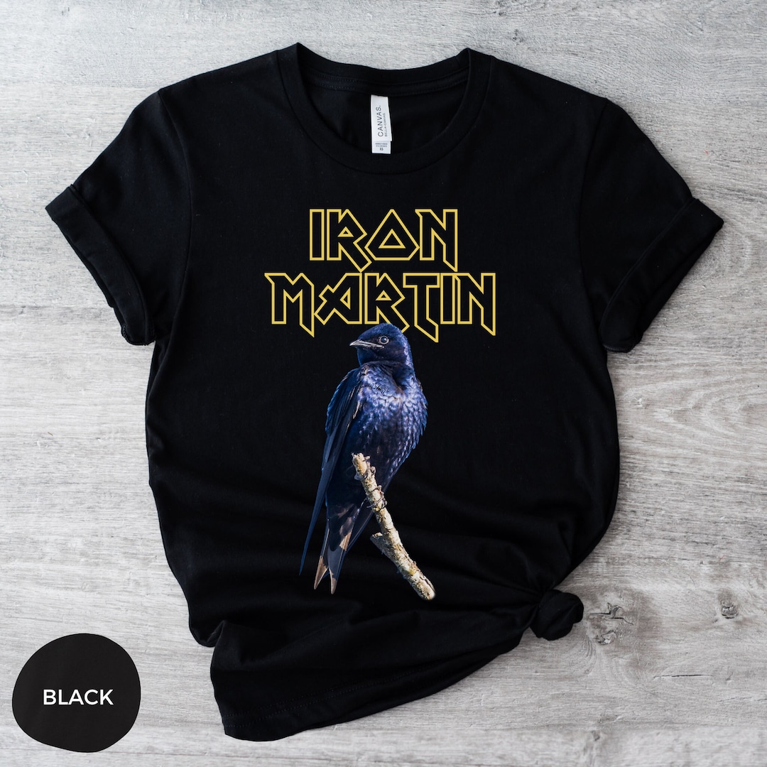 Purple Martin Shirt, Iron Martin, Band Tee, Metal Lover Gift, Metalhead ...