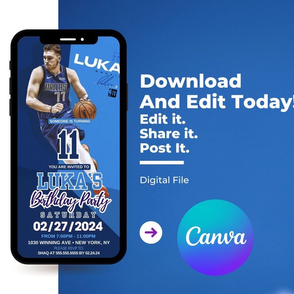 Dallas Birthday Invitation - Etsy