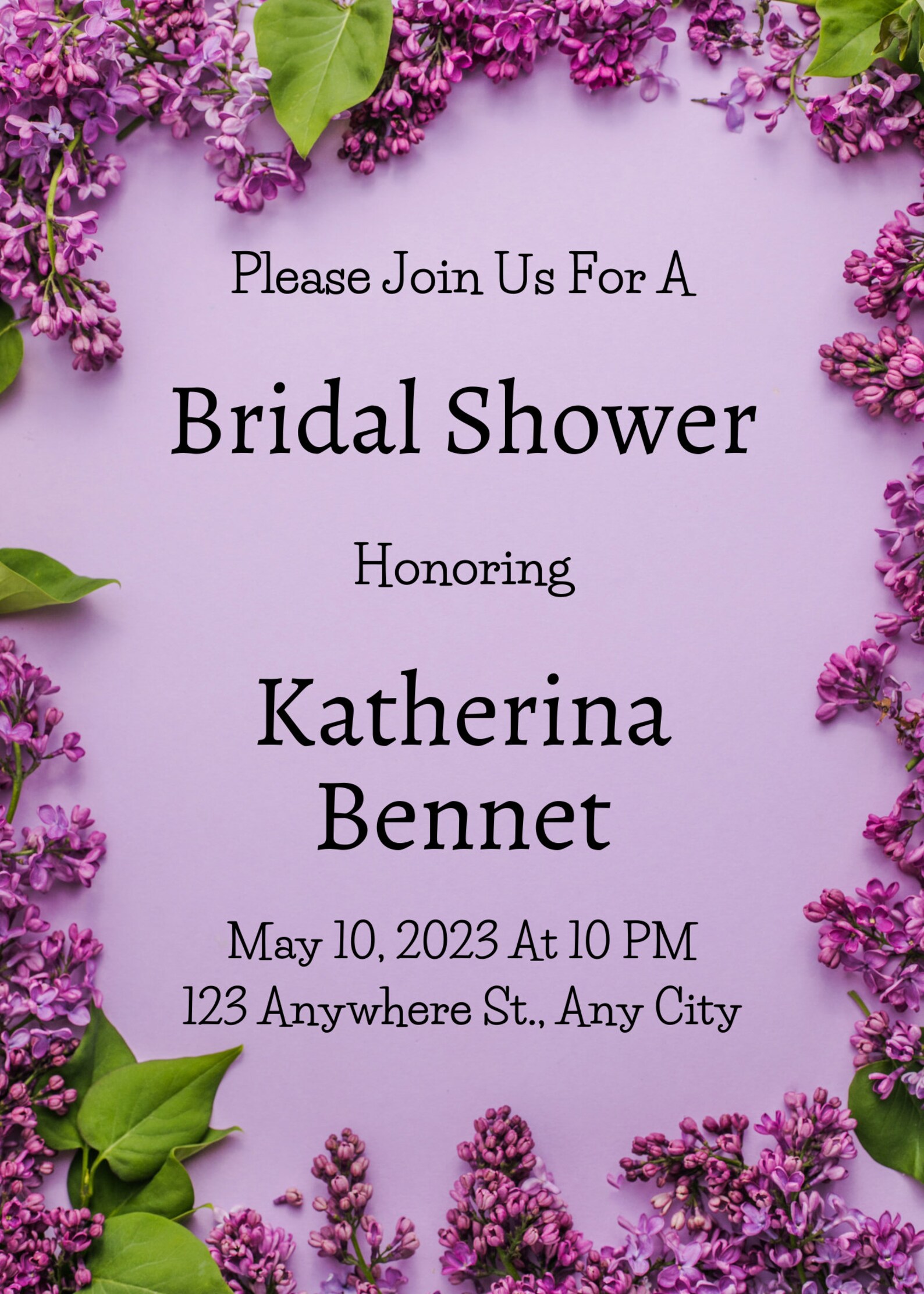 Bridal Shower Invitation Template Printable Bridal Shower - Etsy